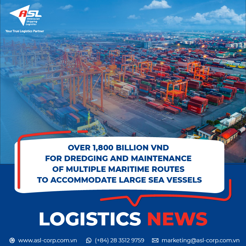 OVER 1,800 BILLION VND FOR DREDGING AND MAINTENANCE OF MULTIPLE ...