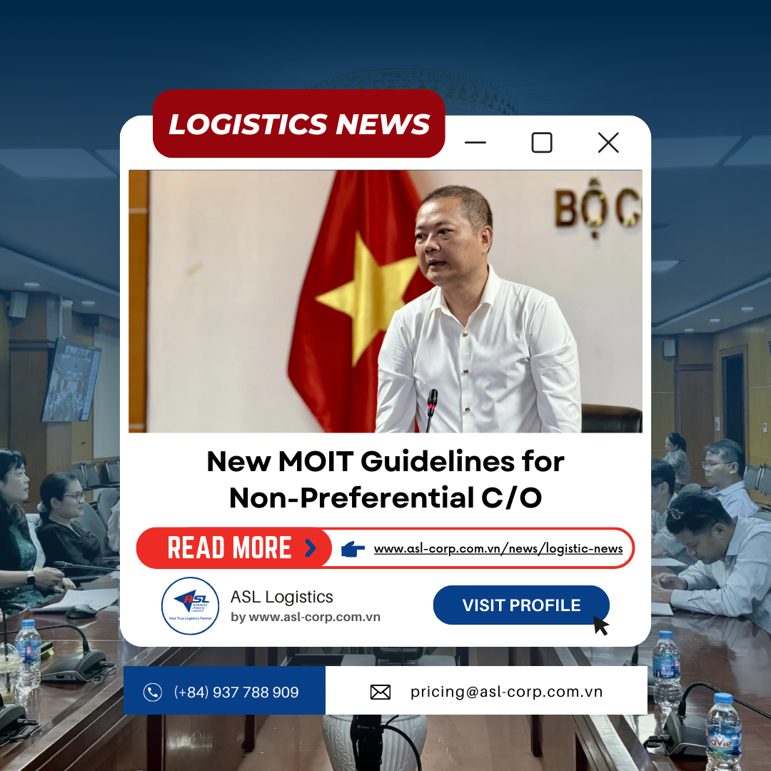 NEW MOIT GUIDELINES FOR NON-PREFERENTIAL C/O SINCE 5/5