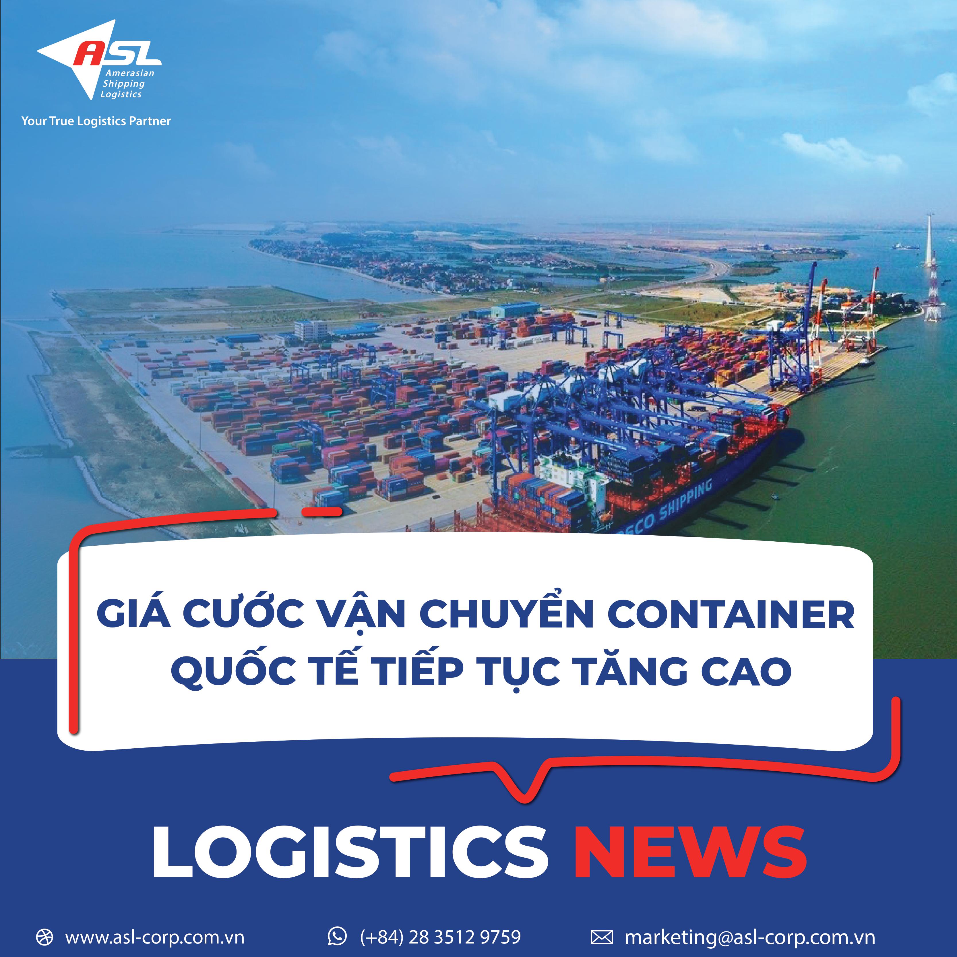 CONTAINER FREIGHT RATES CONTINUE TO SOAR
